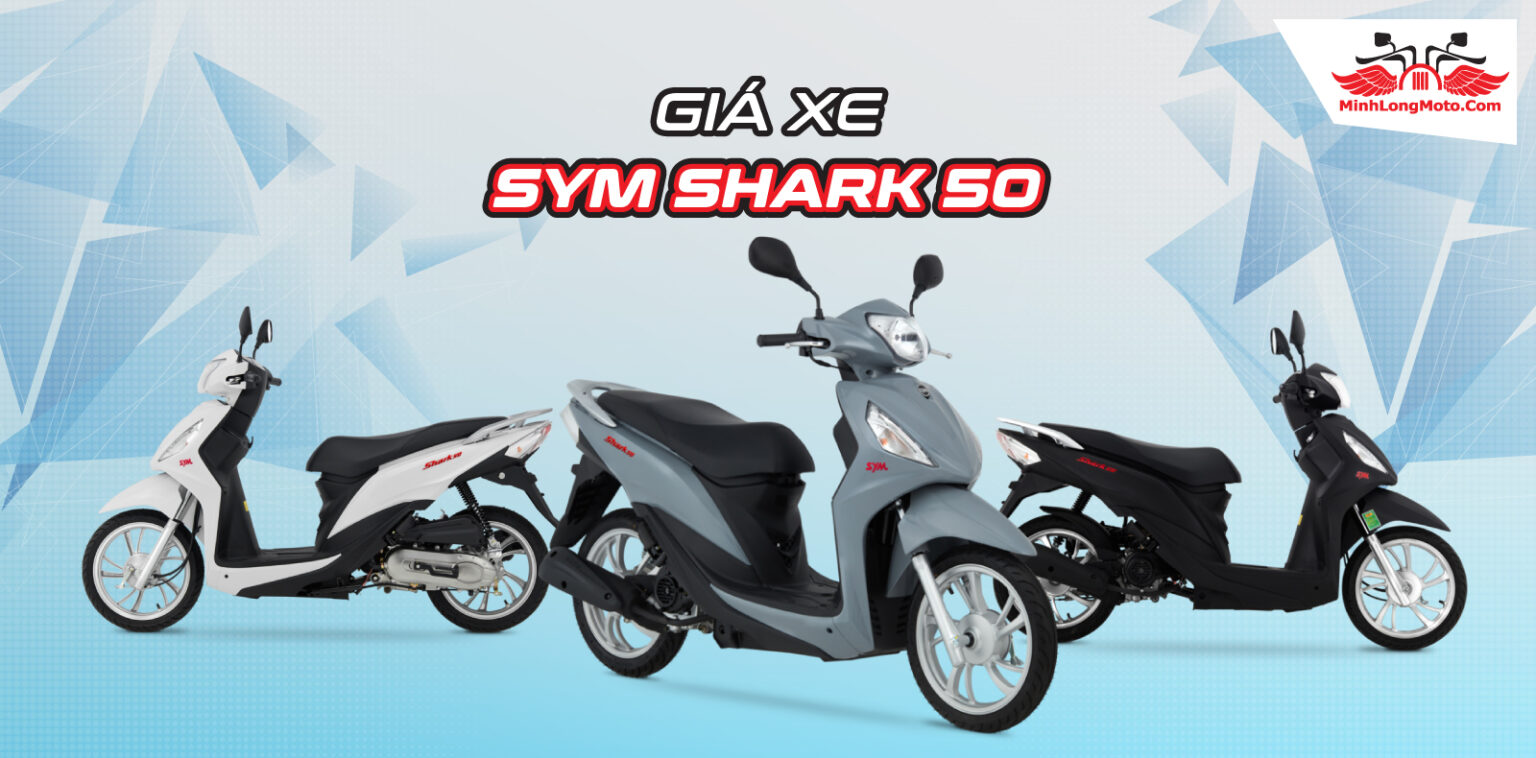 SYM Shark 50 xe tay ga 50cc có ngoại hình như Vision