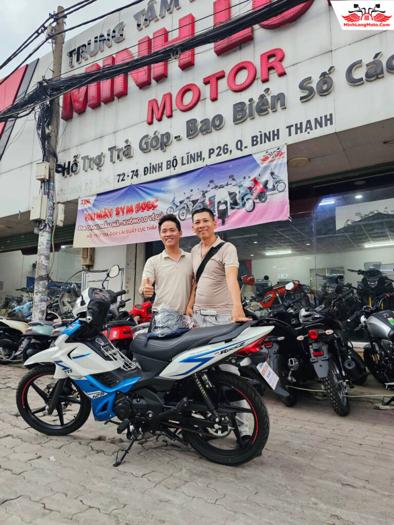 TVS Rockz 125 xe côn tay bán tự động, giá chỉ 25.800.000 đồng