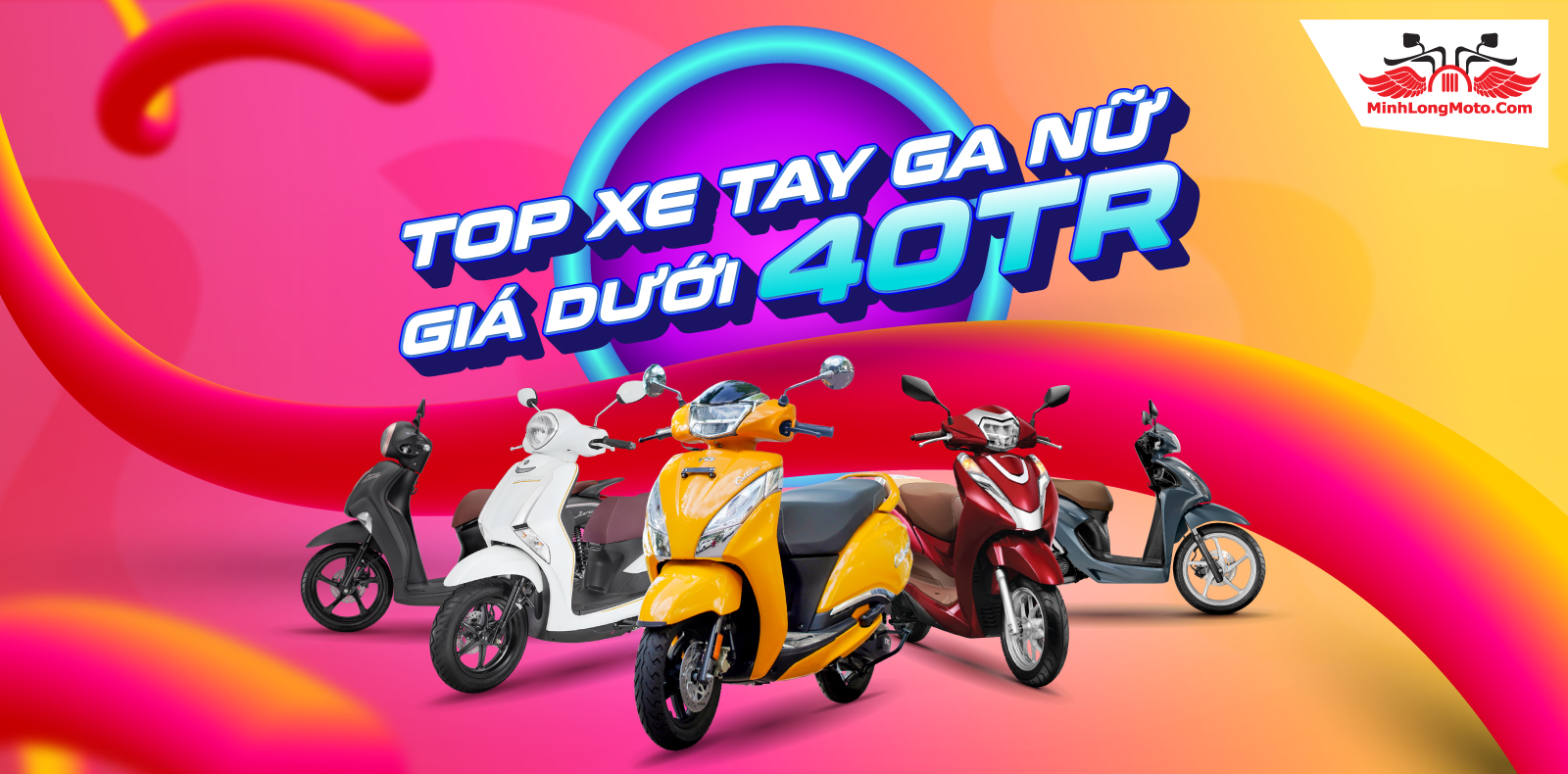 Top 10 xe tay ga nữ dưới 40 triệu đồng nên mua 2024