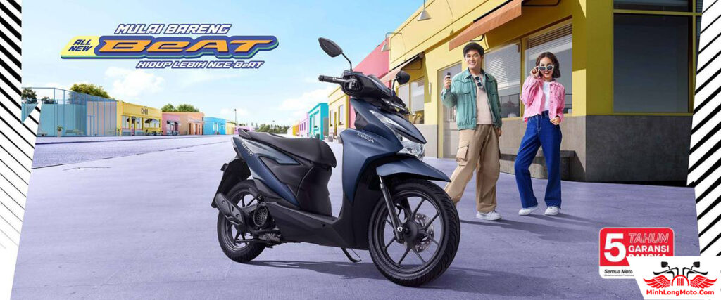 Honda Beat Street 2025 và Honda Beat bổ sung smartkey