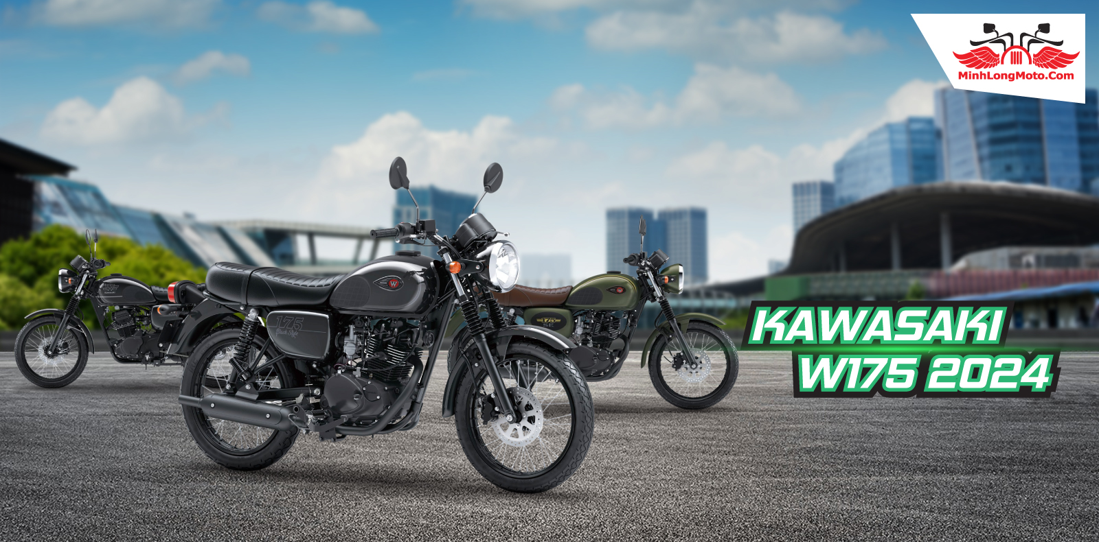Giá Kawasaki W175 mới nhất hôm nay - Minh Long Motor