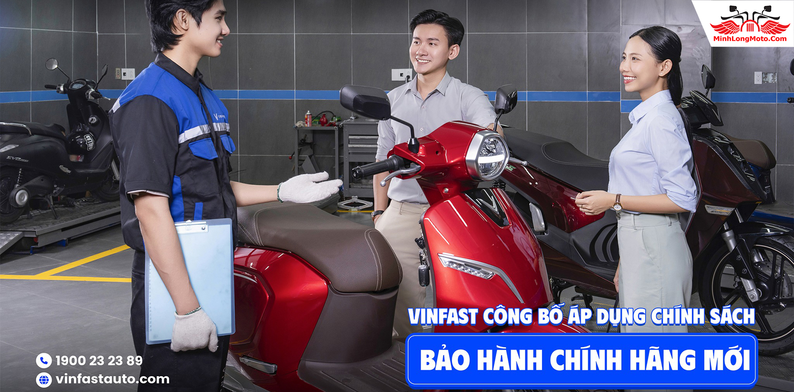 VinFast tăng chính sách bảo hành xe máy điện từ 15/08/2025