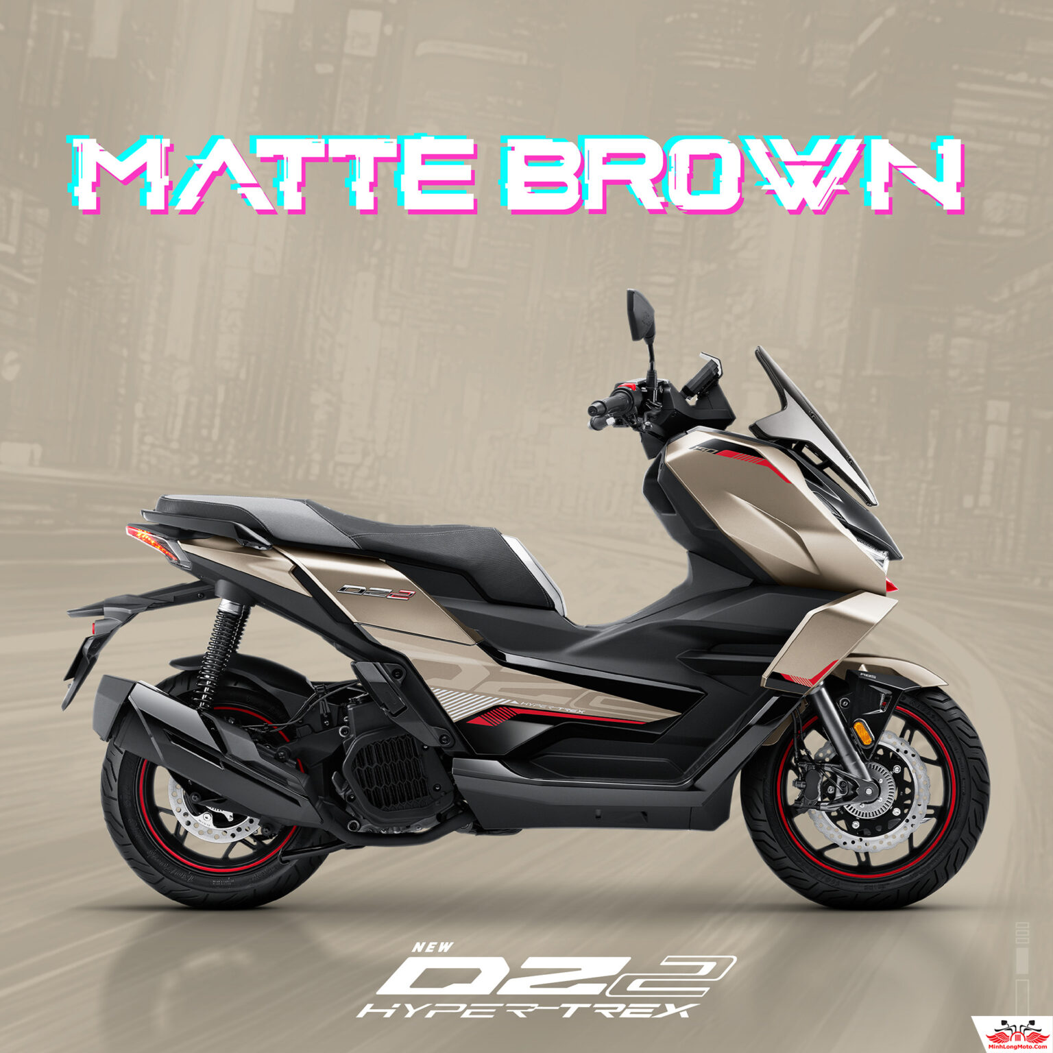 GPX DZ2: Mẫu xe "khủng long con" đối thủ Air Blade 160