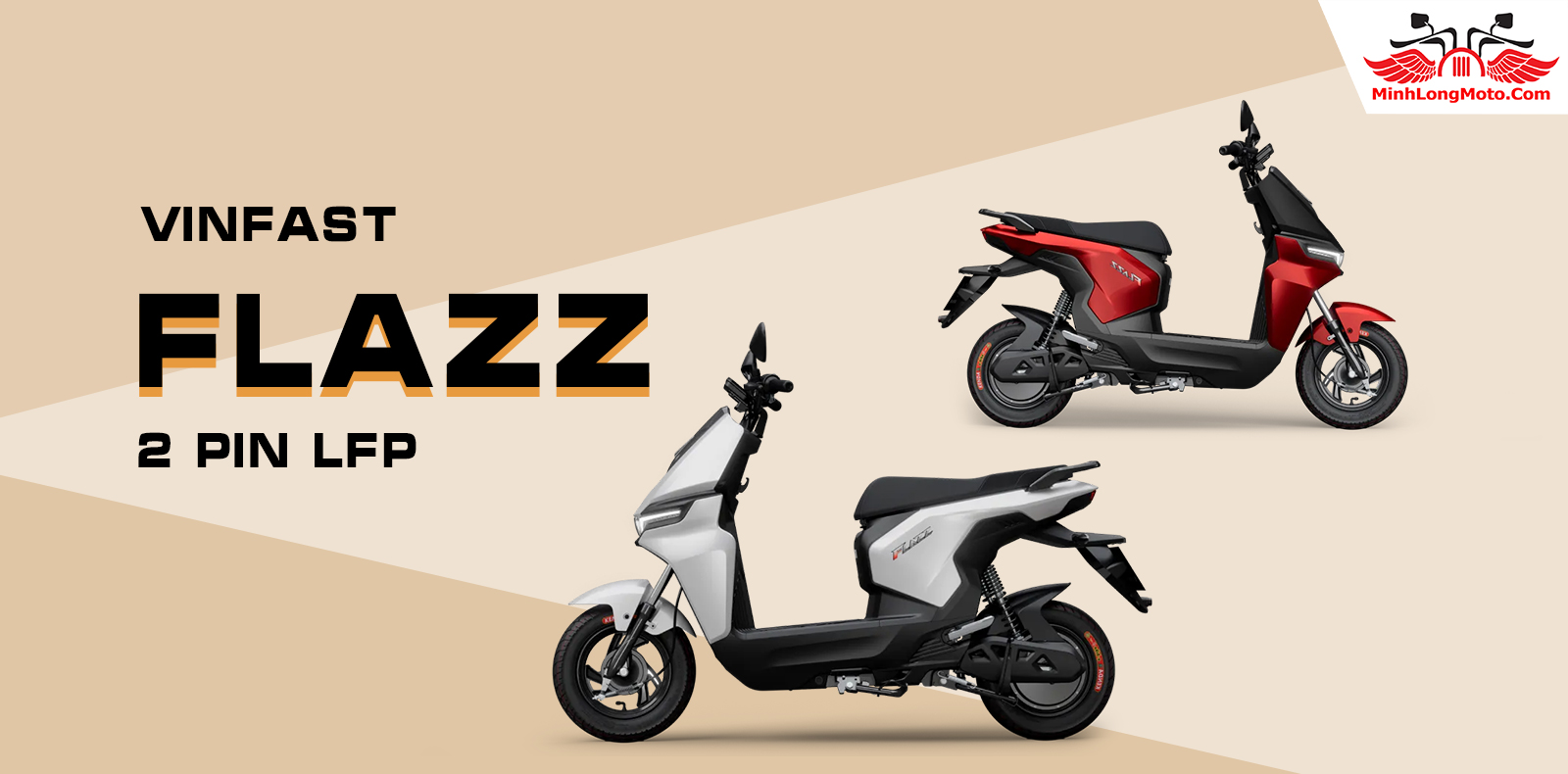 VinFast Flazz - Xe điện phổ thông 2 pin LFP hành trình dài